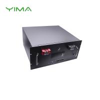 China 4U Rack Mount LiFePO4 Lithium Battery Pack 48V Server Rack Energy Storage Battery For Solar System Home Backup Power OEM Wholesale for sale