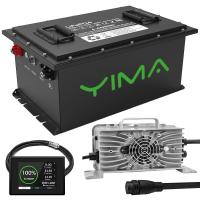 China YIMA 36V 48V LiFePO4 Golf Cart Battery | Deep Cycle Lithium Battery Pack for Electric Golf Carts for sale