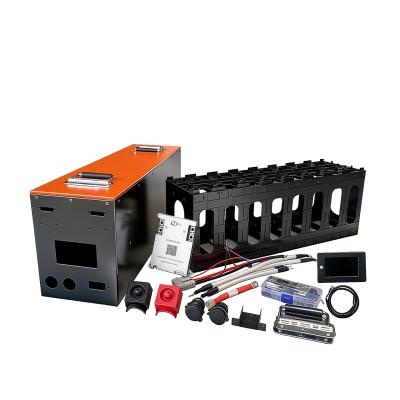 China 12V 24V 314Ah 280Ah DIY LiFePO4 Metal Battery Box Kit for RV Modification and Outdoor Camping for sale