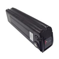 China YIMA 48V 12Ah 15Ah Silver Fish Lithium Ebike Battery with Key Lock for sale