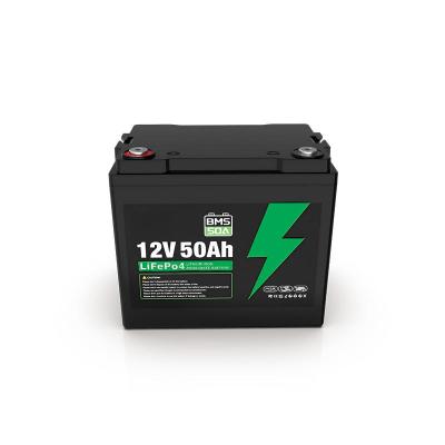 China YIMA 12V 50Ah Deep Cycle LiFePO4 Battery with 50A BMS Benchmarked against EVE for sale