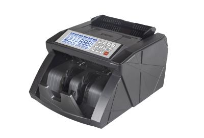 China Back Feeding Money Counter Series Currency Note Bill Counting Machine, EURO VALUE COUNTER DETECTOR WITH LCD IR UV MG for sale