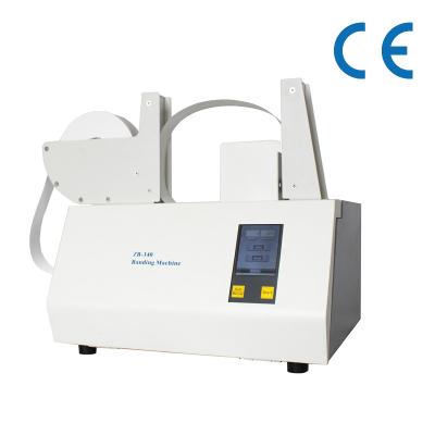 China Banknote Cross Binding Machine with High quality Bundle Note Strapping Machine for Any Currencies for sale