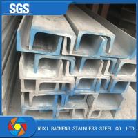 China SS304 Stainless Steel Channel Bar 100x50x6mm 6m L Channel for sale