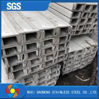 China SS304 Stainless Steel Channel Bar 100x50x6mm 6m L Channel for sale