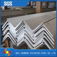 China Slotted Stainless Steel Angle Bar 50x50x5 SS400 Unequal Stainless Bar for sale