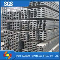 China Extrusion Decorative SS C U Profile 201 304 316 Brushed Stainless Steel Channel for sale