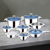 China Multifunction Cooking Pots Stainless Steel Sets Cookware Pot And Pans Cookware Set With Thermometer for sale
