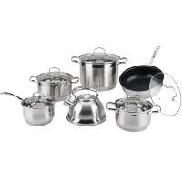 China High Quality Restaurants Cookware Set Non Stick Stainless 12pcs Cookware Set Cooking Pot Set for sale