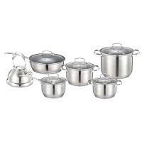 China Quality Restaurants Cookware Set Non Stick Stainless 12pcs Cookware Set Manufacturer for sale