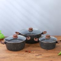 China Nonstick Aluminum Cookware Sets  Long Service Life For Home Kitchen for sale
