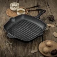 China Cooking Kitchen Stovetop Grill Pan Cast Iron Non Stick  Modern Design for sale