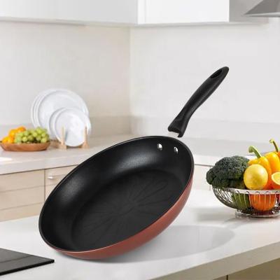 China Multifunction Cookware Multi-size Cast Iron Fry Pans Non-stick Coating Frying Pan For Kitchen for sale