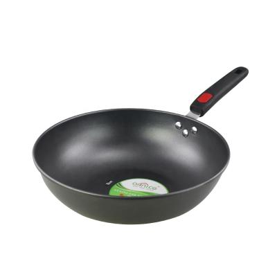 China Wholesale TOP Seller Cookware 32/34 CM Fry Woks Cast Iron Cooking Pan  Big Frying Pan For Kitchen for sale