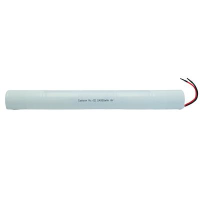 China Stick Type 6.0 Volt D4000mah Batteries Ni Cd Exit Light Batteries for sale