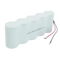 China Ni Cd Rechargeable Battery Pack D4000mAh 6.0V Cycle Life Batteries for sale