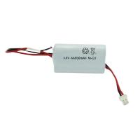 China AA Emergency Light Ni Cd Battery 900mAh 3.6V 500 Times Cycle Life for sale