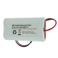 China Side By Side Emergency Exit Light Batteries Pack 4.8 Volt D40000mAh NiCd for sale