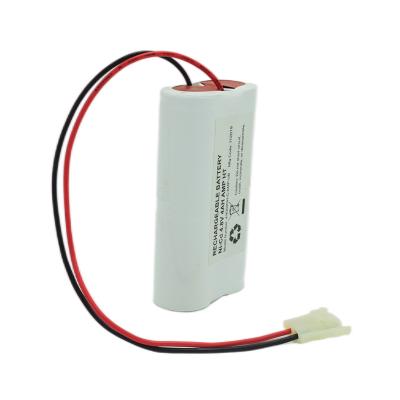 China Side By Side Emergency Exit Light Batteries Pack 4.8 Volt D40000mAh NiCd for sale