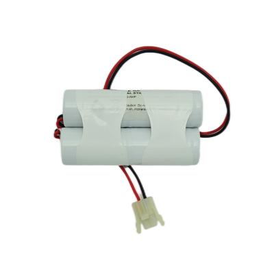 China D4000mAh NiCd 4.8V Rechargeable Cell Battery Pack Expected Life 5 Years for sale