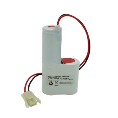 China NiCd 0.1C Rechargeable Battery Pack 3.6 V D4000mAh Gun Type for sale