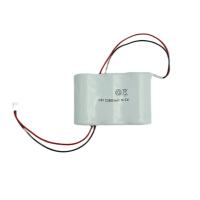 China Side By Side Emergency Exit Light Batteries Pack 3.6 V C2500mAh NiCd 64g for sale