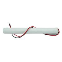 China 6.0 Volt Ni Cd Emergency Exit Light Batteries Stick Type White PVC Color for sale