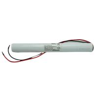 China 6.0 Volt Ni Cd Emergency Exit Light Batteries Stick Type White PVC Color for sale