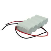 China C2500mAh NiCd 6.0V Rechargeable Cell Battery Pack Expected Life 5 Years for sale