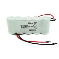 China C2500mAh NiCd 6.0V Rechargeable Cell Battery Pack Expected Life 5 Years for sale