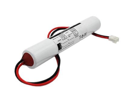China 3.6V Emergency Light Ni Cd Battery 2500mAh 500 Times Cycles for sale