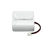China SC1800mah Emergency Light Ni Cd Battery Pack 2.4 Volt Batteries for sale