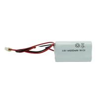 China Emergency Lighting NiCd Battery 3.6V Expected Life 5 Years AA900mAh for sale