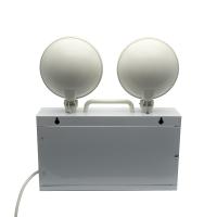 China Outdoor LED Emergency Twin Spot Light White 3W 6500K 3 Hours Duration Time for sale