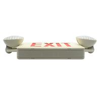China 600Lm Emergency Exit Sign Light With 2 Adjustable Head Mounting Plate for sale