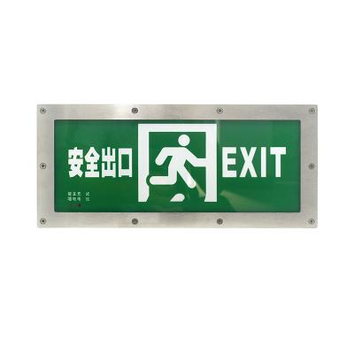 China iP65 Stainless Steel Lithium Ion Battery Emergency Light Led Outlet White 3 Hours Duration for sale