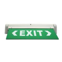 China 300Lm Emergency Exit Sign Light With 2 Adjustable Head Mounting Plate for sale