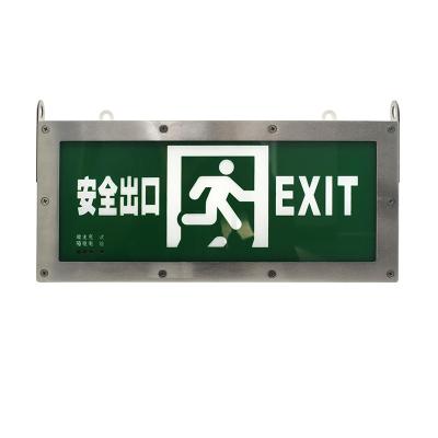 China Outdoor Emergency LED Exit Light White 3W 6500K Battery Powered for sale