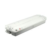 China AC85V 5 W Lithium Ion Battery Emergency Light 500Lm 6500k LED Bulkhead for sale