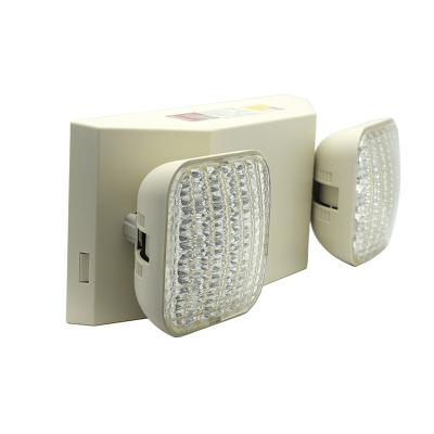 China Plastic Right Non Illuminated LED Emergency Twin Spot Light 6W 6500K for sale