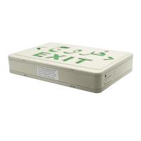 China 600Lm Emergency Exit Sign Light With 2 Adjustable Head Mounting Plate for sale