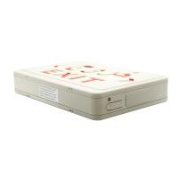 China ABS PC Red LED Emergency Exit Sign Light AC220V 50Hz With Lithium Battery for sale