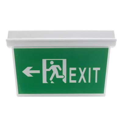China Outdoor Emergency LED Exit Light White 8W 6500K Battery Powered for sale