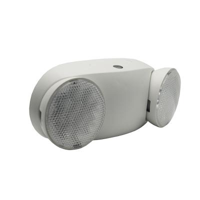 China Lithium Ion Battery Led Twin Spot Emergency Lights White 600lm for sale