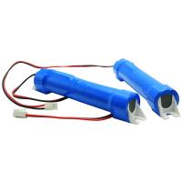 China LiFePo4 Exit Light Battery Pack With End Cups 26650 3.2 Volt 6600mAh for sale