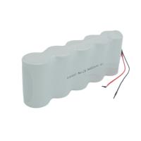 China NiCD Emergency Exit Light Batteries D4000mAh 6.0 V Safe Side By Side for sale