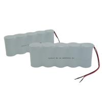 China NiCD Emergency Exit Light Batteries D4000mAh 6.0 V Safe Side By Side for sale