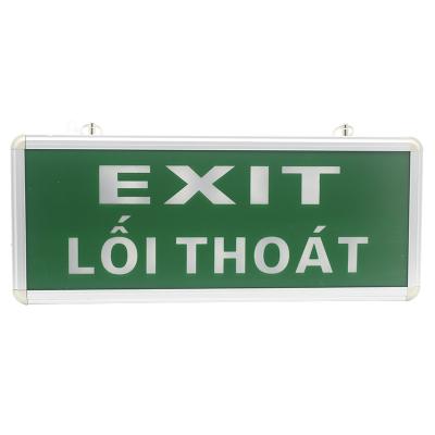 China 150Lm Outdoor Emergency LED Exit Light 1.5W 6500K Battery Powered for sale