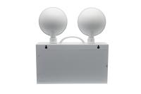 China 3 Watt Emergency LED Dual Head Exit Light Wall Mountable 3 Hours Duration for sale