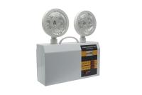 China 3 Watt Emergency LED Dual Head Exit Light Wall Mountable 3 Hours Duration for sale